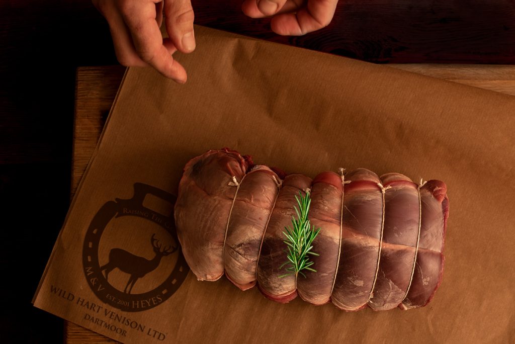 Hand rolled Haunch of Wild Dartmoor Venison – Wild Hart Venison Ltd